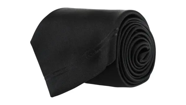 Gucci Adeline Interlocking G Silk Jacquard Tie - Black