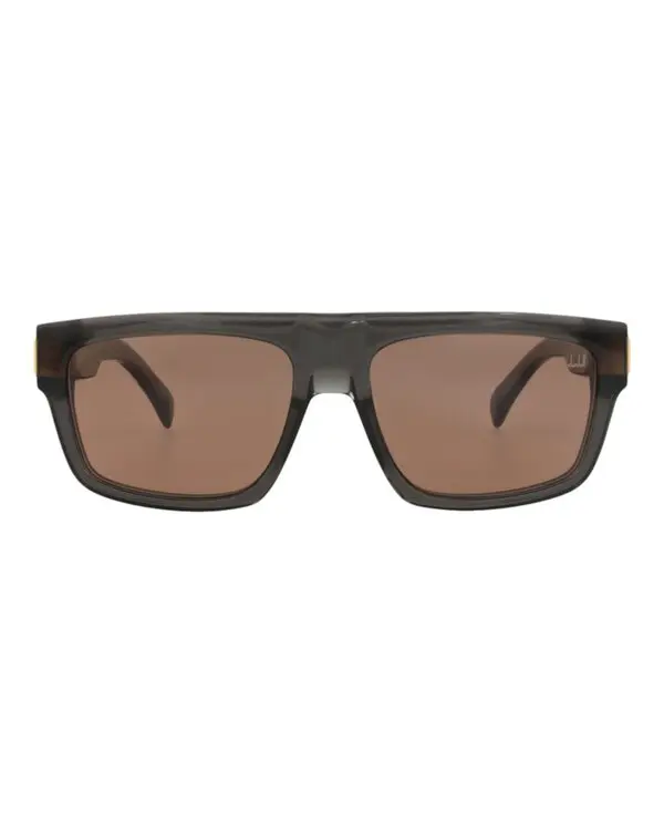 Dunhill Square Frame Recycled Acetate Sunglasses - Grey Grey Brown (du0055s/30014046/004)