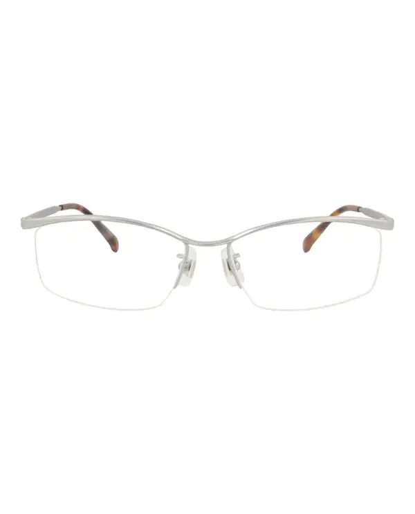 Dunhill Square-frame Titanium Optical Frames - Silver Silver Transparent (du0018oj/30009721/003)