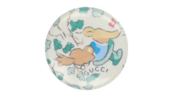 Gucci X Liberty London Floral And Animal Print Brooch - Multicolor