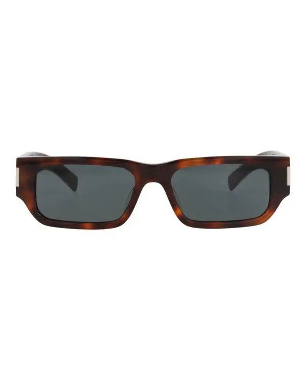 Saint Laurent Square-frame Recycled Acetate Sunglasses - Havana Crystal Black (sl660f/30015240/002)