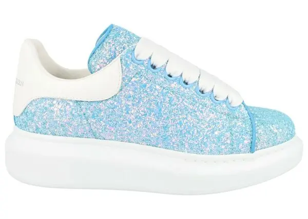 Alexander McQueen Oversized Glitter Sneakers