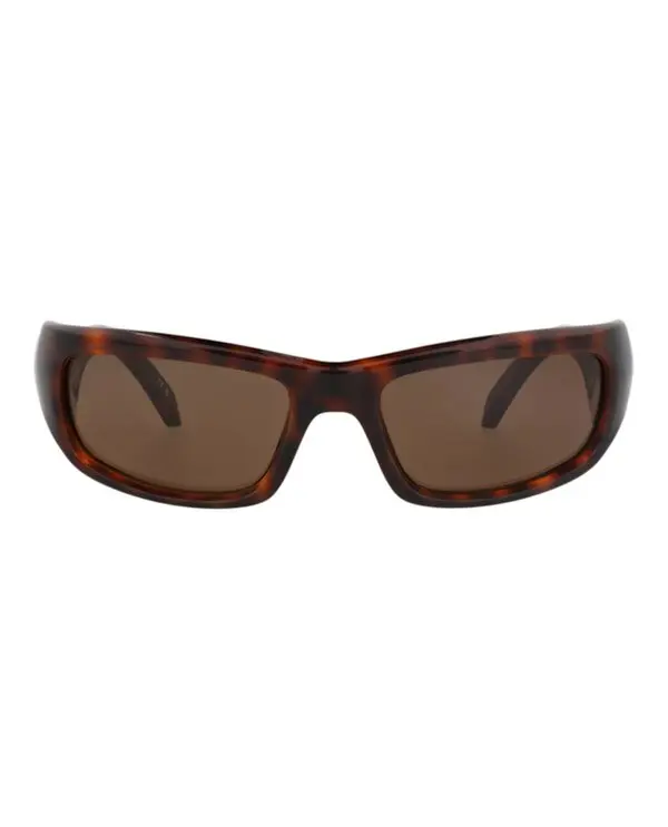 Balenciaga Square Frame Bio Injection Sunglasses - Havana Havana Brown (bb0320s/30014885/002)
