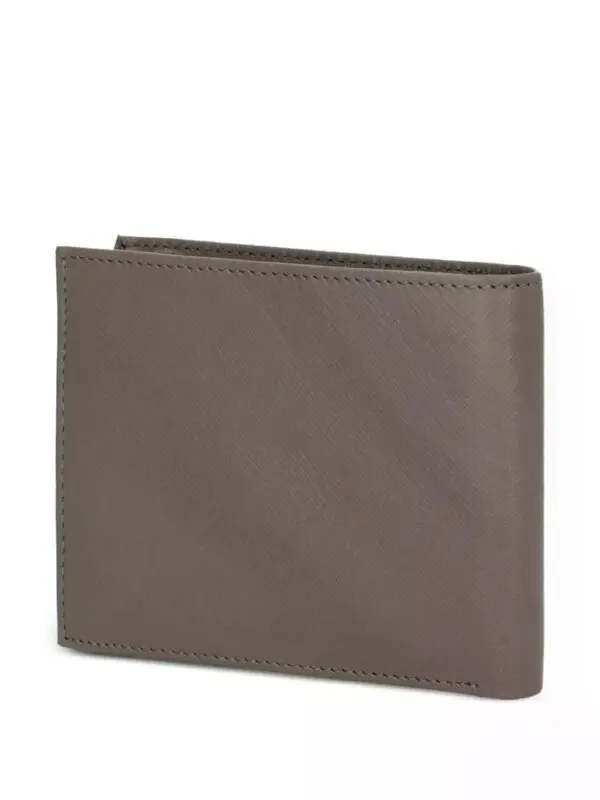 Guess Logo-plaque Bi-fold Wallet - Brown
