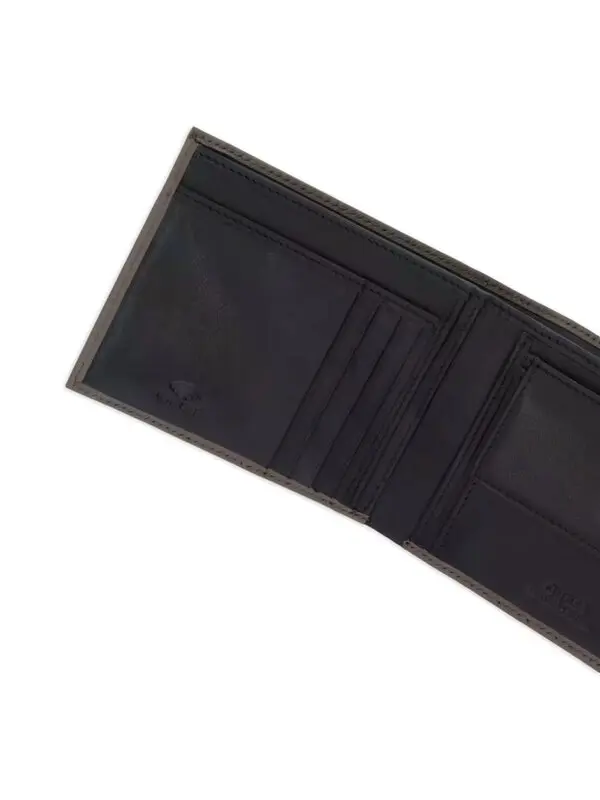 Guess Logo-plaque Bi-fold Wallet - Brown