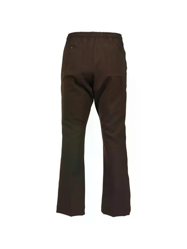 Needles Butterfly-embroidered Trousers - Brown