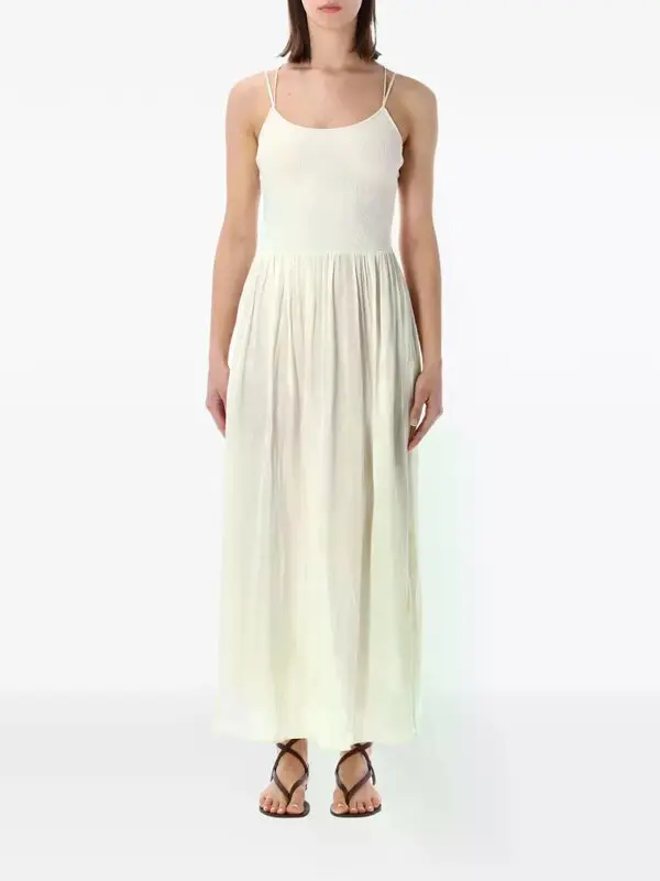 SESSUN Lace-up Back Dress - Neutrals