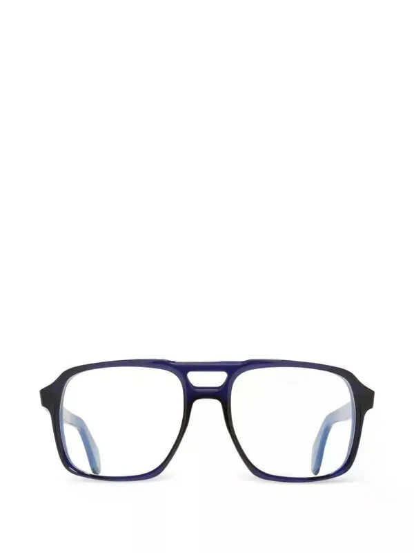 CUTLER & GROSS Pilot-frame Eyeglasses - Blue