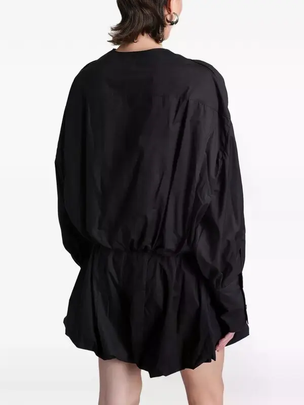 THELATEST Diana Pleated Puff-sleeve Blouse