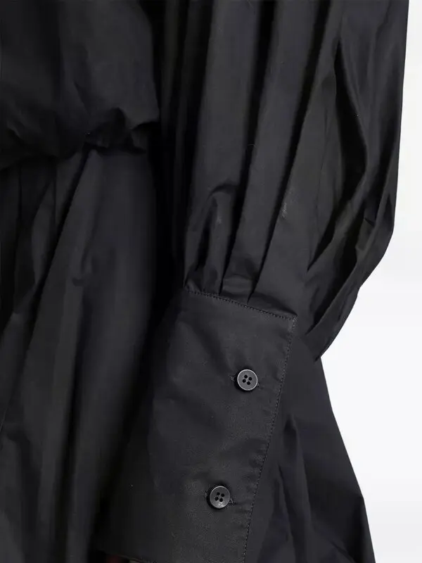 THELATEST Diana Pleated Puff-sleeve Blouse