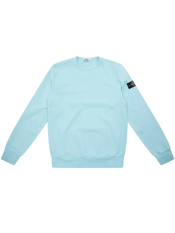 Stone Island Organic Cotton Fleece Sweatshirt - Blue