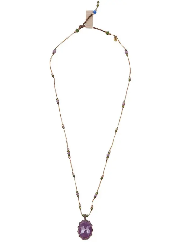 SHARING Pendant Necklace - Red