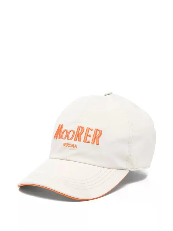 MOORER Logo-detail Baseball Cap - Neutrals