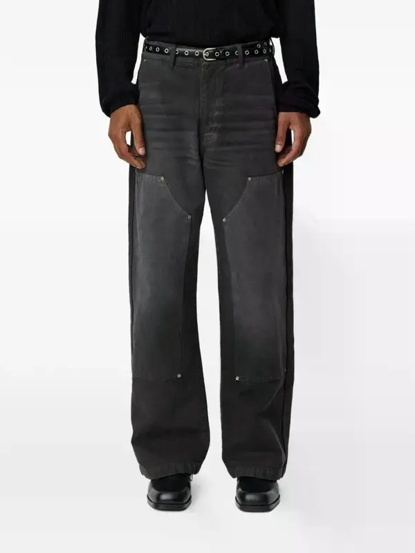 MFPEN Panelled Canvas Trousers - Grey