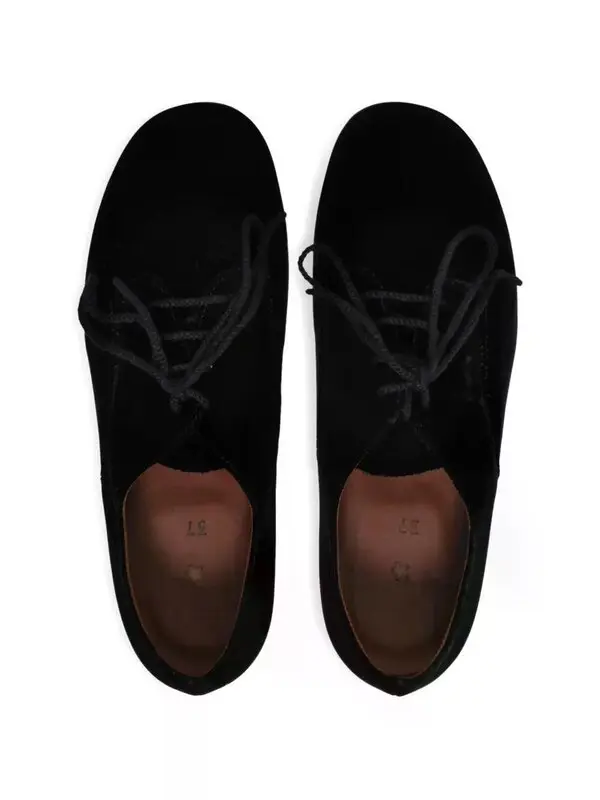 DANIELA GREGIS Lace-up Velvet Loafers