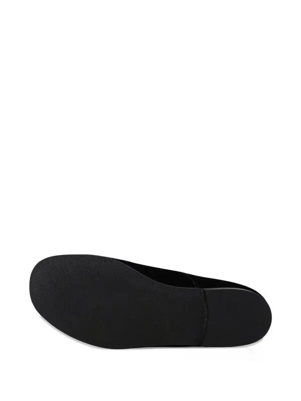 DANIELA GREGIS Lace-up Velvet Loafers