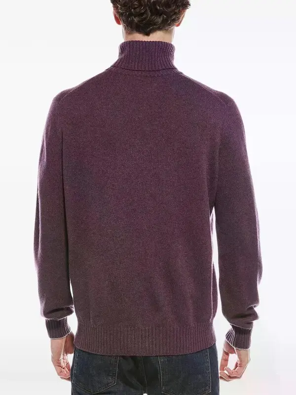 Brunello Cucinelli Emblem-detail Roll-neck Sweater