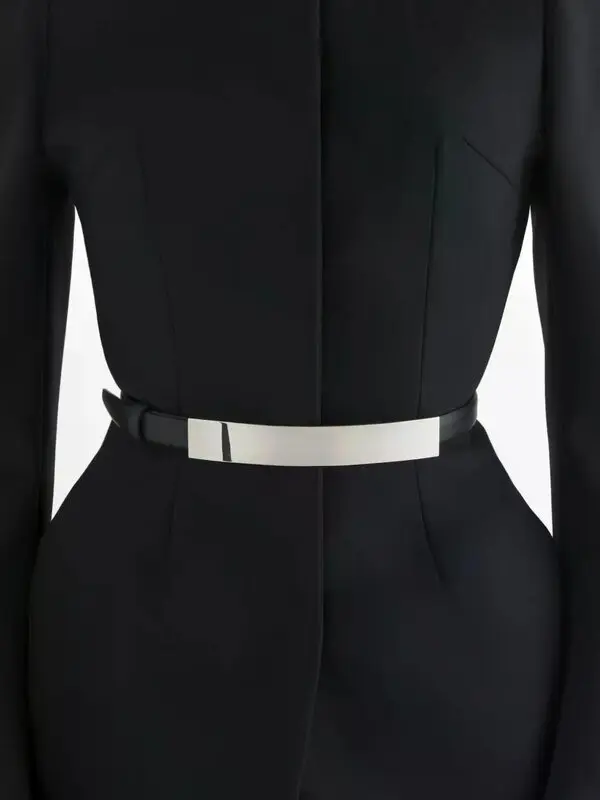 MUGLER Rectangular-buckle Belt
