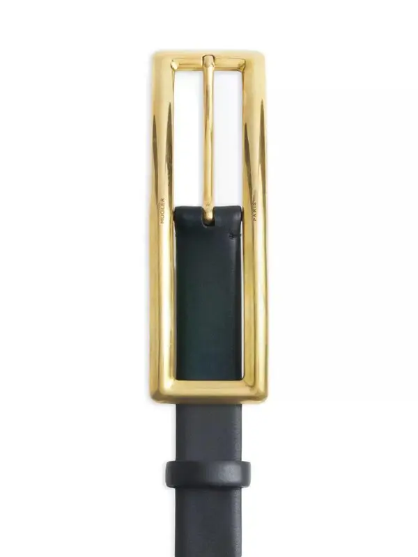 MUGLER Rectangular-buckle Belt