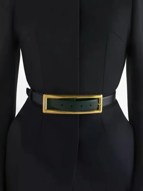 MUGLER Rectangular-buckle Belt
