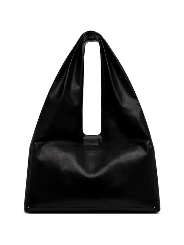 MAISON MARGIELA Box Bag Xl Leather Shoulder Bag - Black