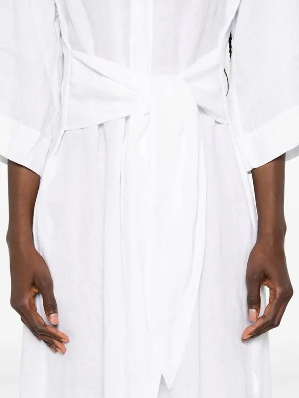 ARCHIVIO '67 Linen Chemisier Dress