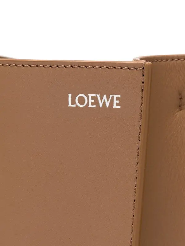 Loewe Bilbao Medium Leather Bucket Bag - Brown
