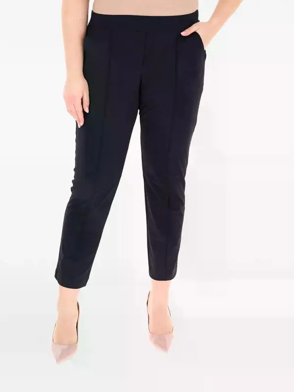 ELENA MIRO` Pintuck-detail Trousers - Blue
