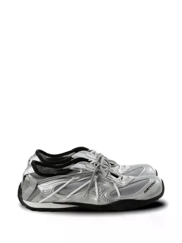 Balenciaga Radar Mesh Sneakers - Silver