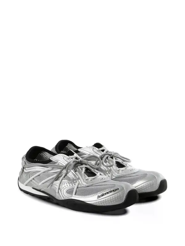 Balenciaga Radar Mesh Sneakers - Silver