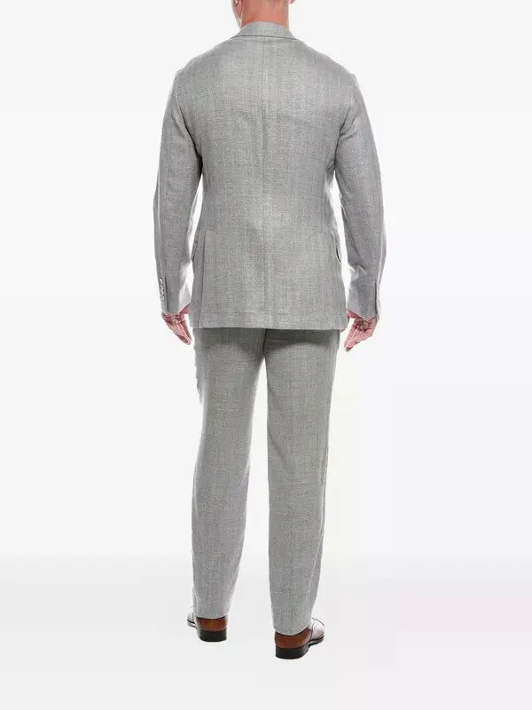 Brunello Cucinelli Single-breasted Tailored Suit - Grey