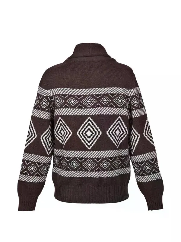 Brunello Cucinelli Patterned Cashmere Cardigan