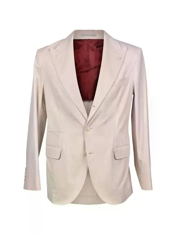 Brunello Cucinelli Single Breasted Blazer - Neutrals