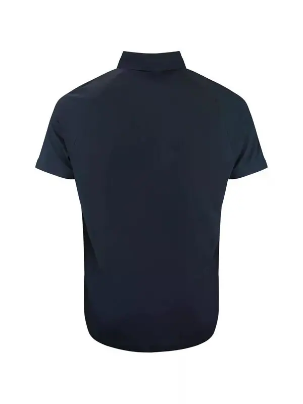 BOSS Logo-print Raglan-sleeve Polo Shirt