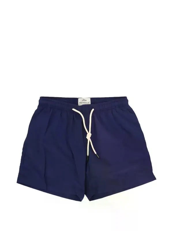 PENINSULA SWIMWEAR Drawstring Swim Shorts - Blue