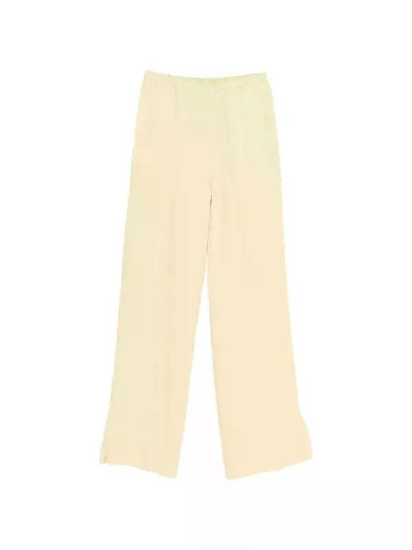 FORTE_FORTE Elasticated-waist Linen Trousers - Neutrals