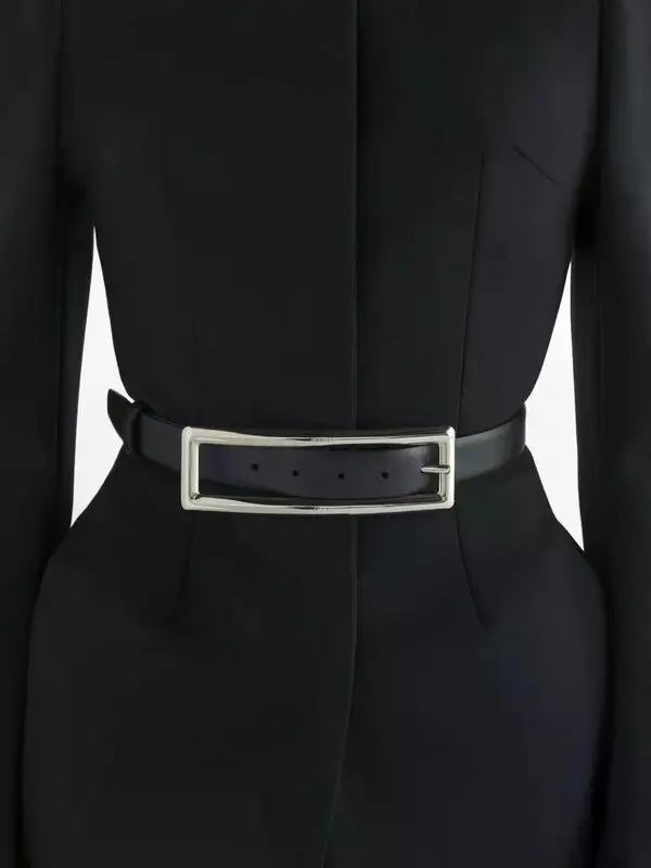 MUGLER Rectangular-buckle Belt