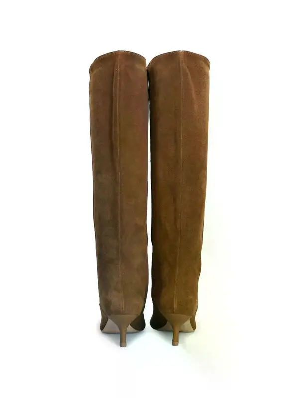 GISEL MOIRE 50mm Lory Suede Knee-high Boots