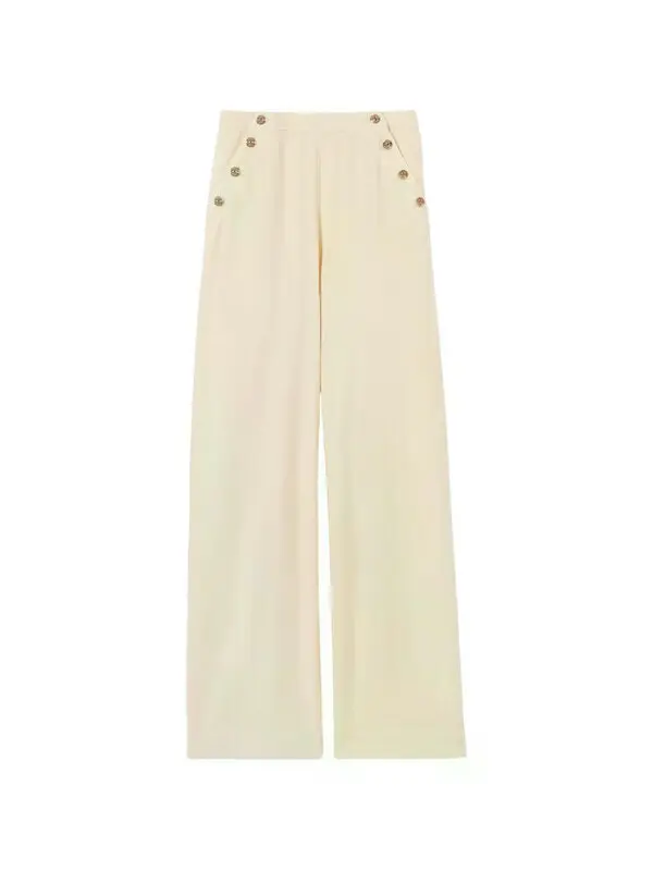 Claudie Pierlot Denim Sailor Jeans - Neutrals
