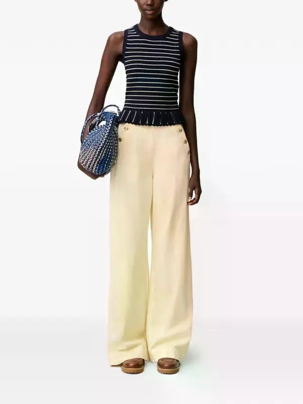 Claudie Pierlot Denim Sailor Jeans - Neutrals