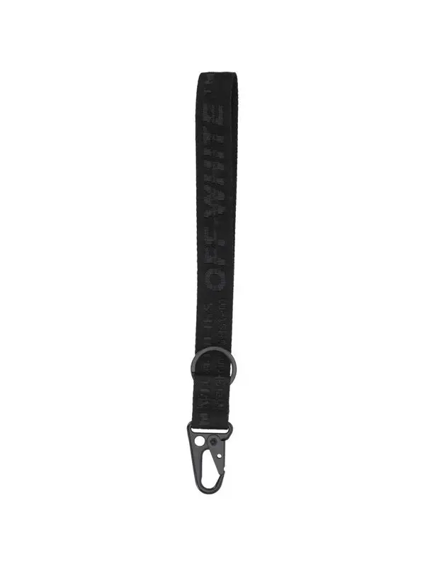 Off-White Logo-jacquard Keychain