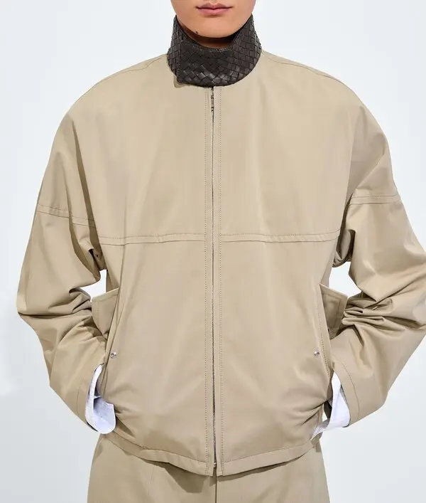 Bottega Veneta Light Cotton Jacket - Sahara