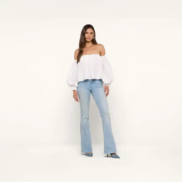 L'Agence Sarai Off-the-shoulder Top - White