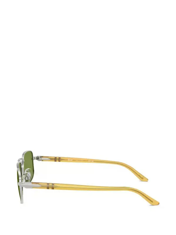 Persol Rectangle Frame Sunglasses - Silver
