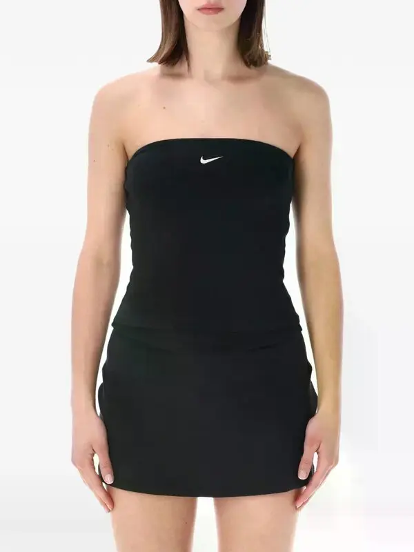 Nike Swoosh Logo-embroidered Tube Top