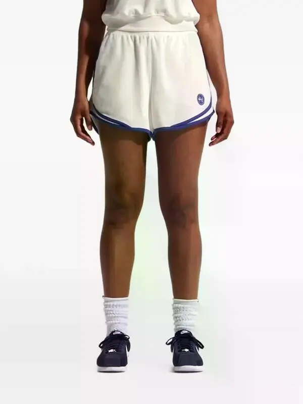 Nike Logo-patch Terrycloth Shorts - Neutrals