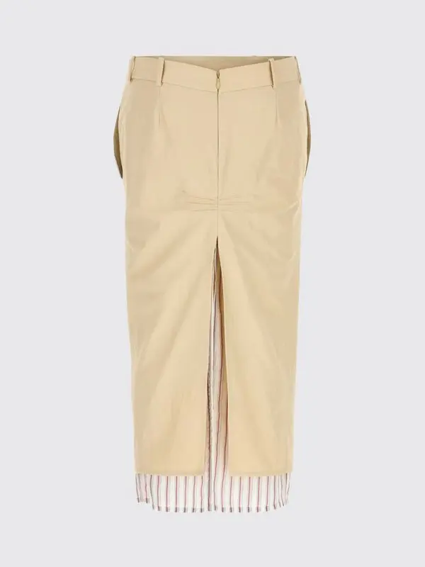 Attico Cotton Midi Pencil Skirt