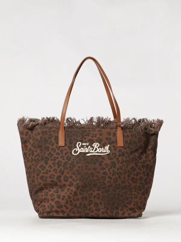 MC2 SAINT BARTH Embroidered Tote Bag - Brown