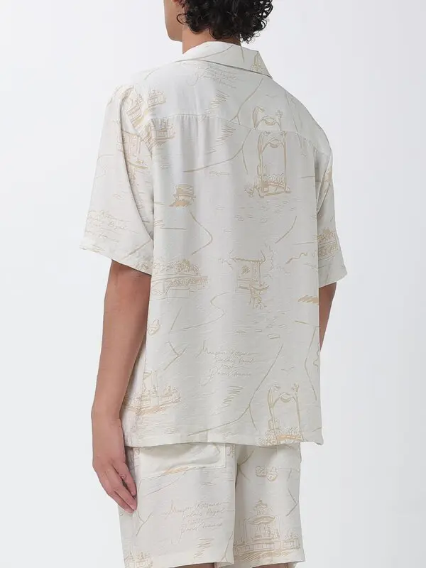 Maison Kitsuné Viscose Blend Casual Shirt