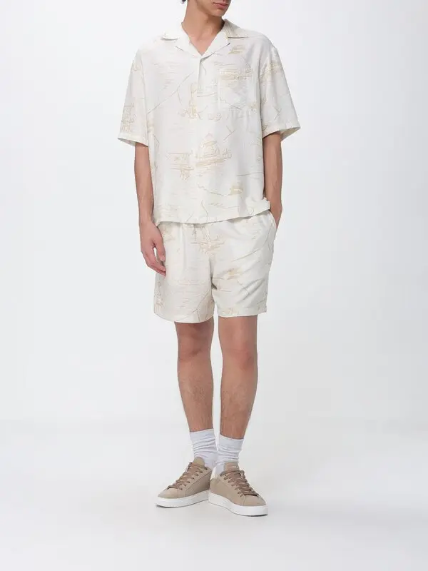 Maison Kitsuné Viscose Jogging Shorts